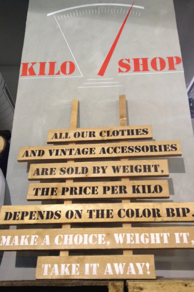 Kilo-Shop, une friperie au kilo enfin à Paris