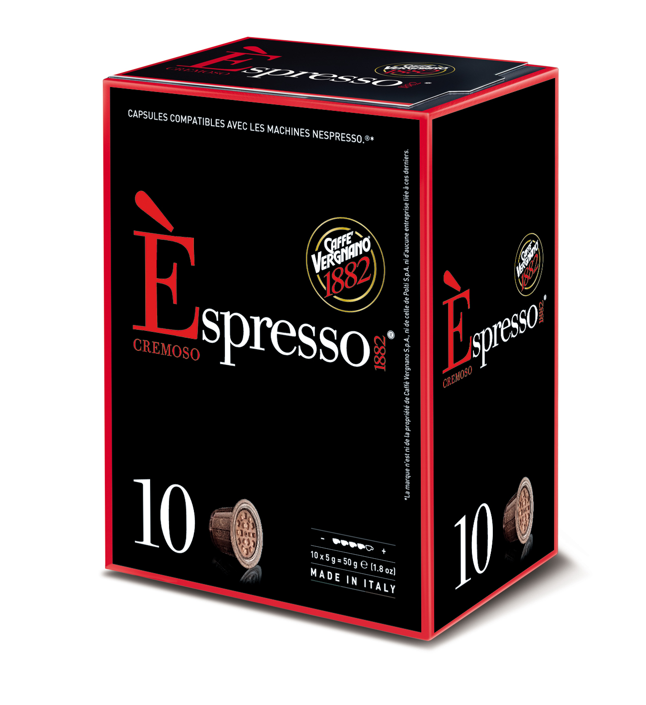 Caffè Vergnano 1882, café & capsules Espressamente Italiano ! (jeu ...